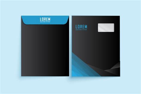 Envelope A4 Size Template Set Envelope Mock Up 2131380
