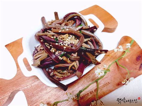 고사리나물볶음 제사 제철 밑반찬 설명절요리