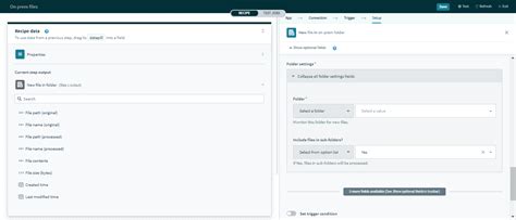 Workato Connectors On Premises Filess Trigger New File In Folder