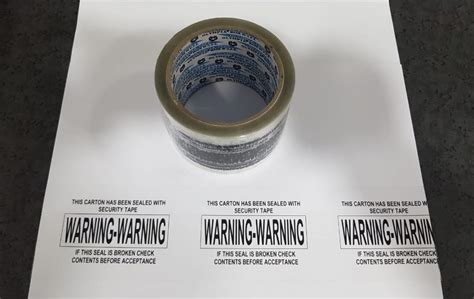 Warning Tapes With Adhesive For Packaging “olympia Brand” Size 40mic X