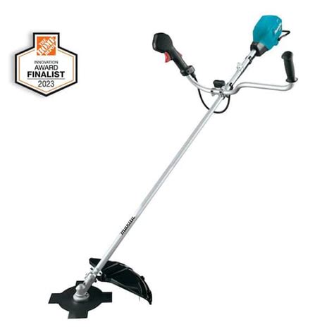 Makita Xgt 40v Max Brushless Cordless Brush Cutter Tool Only Gru02z The Home Depot