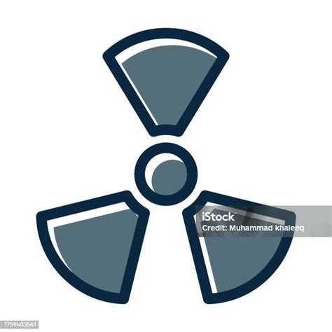 핵 벡터 굵은 선은 개인 및 상업적 사용을 위해 어두운 색상 아이콘을 채웠습니다 0명에 대한 스톡 벡터 아트 및 기타 이미지 0명 가득 찬 고체 Istock