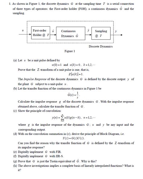 Solved As Shown In Figure The Discrete Dynamics G At Chegg