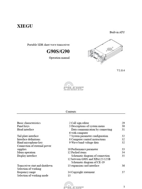 G90 Operators Manual V104 Pdf