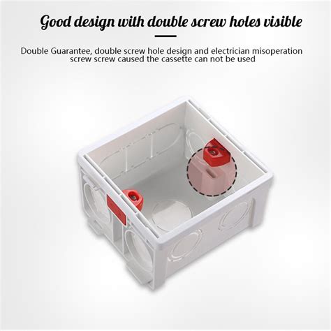 Switch Socket Box Adjustable Mount Back Box For Vicedeal