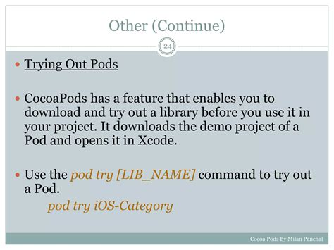 What Is Cocoapods And How To Setup Ppt