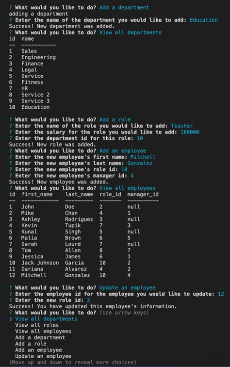 GitHub Mitchellygonzalez Employee Arranger
