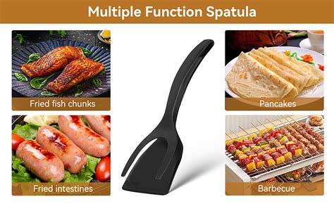 Egg Flipper Spatula 2 In 1 Grip And Flip Spatula Double Sided Turner