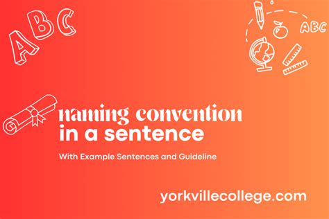 How To Use Naming Convention In A Sentence Easy Examples