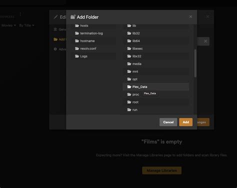 Plex New Install Empty Libraries Truenas Community