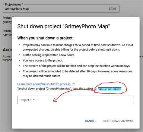 Delete Google Cloud Project SCD Information Technology
