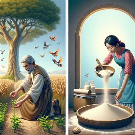 What Does Matthew 13 31 33 Mean Bible Art