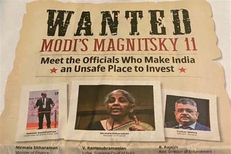 Wall Street Journal Carries Full Page Ad Against PM Modi Others