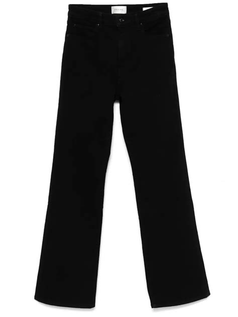 Frame The Pixie Arrow 牛仔裤 黑色 Farfetch Cn