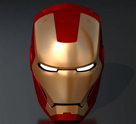Iron Man Helmet Mk3 Etsy