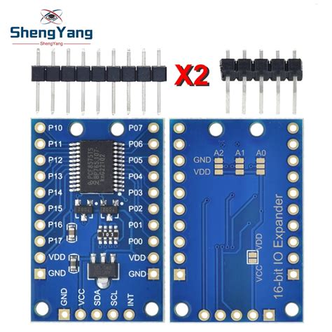 Tzt 1 5pcs Pcf8575 Io Expander Module I2c To 16io Integrated Circuits