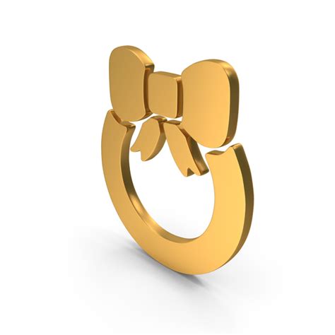 Bow Tie Symbol Gold Png Images And Psds For Download Pixelsquid S11893420c