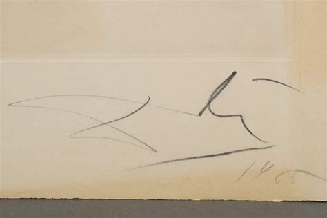 Sold Price Dalí Salvador 1904 1989 Kronos Saturn 1965 Etching