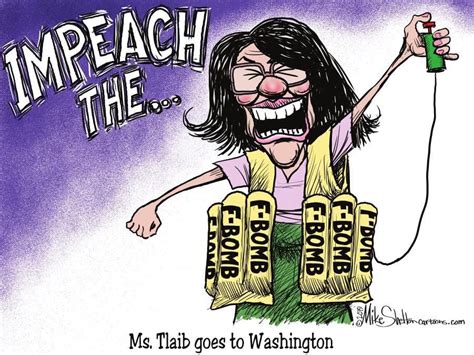 Editorial Cartoon Congresswoman Tlaib Editorial