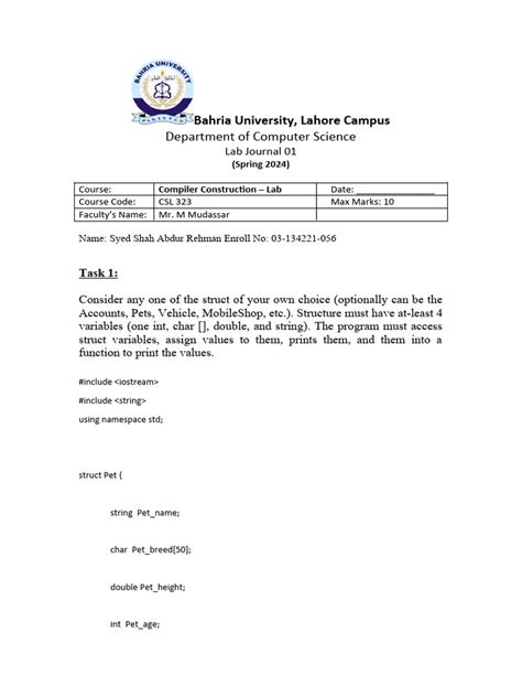 Lab 1 Cc Pdf Pointer Computer Programming Software Development