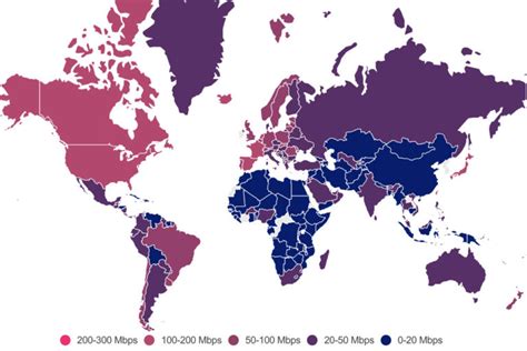 Ranked Countries With The Fastest Internet In The World Atlas And Boots