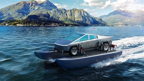 Tesla Cybertruck Verwandelt Sich In Boot Und Steigt Aufs Wasser Stern De