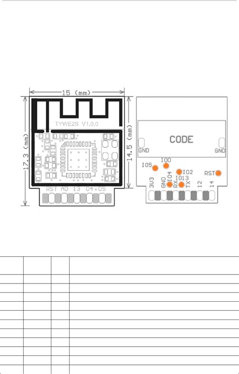 Hangzhou Aixiangji Technology Tywe2s Wi Fi Module User Manual Tywe2s V1