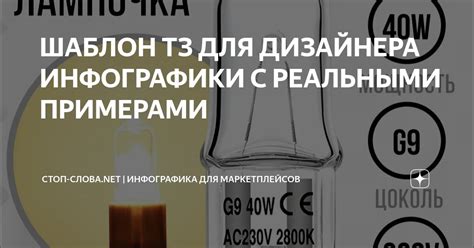 ШАБЛОН ТЗ ДЛЯ ДИЗАЙНЕРА ИНФОГРАФИКИ С РЕАЛЬНЫМИ ПРИМЕРАМИ Стоп слова Net Инфографика для