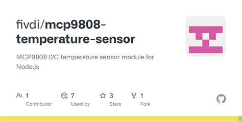 Github Fivdi Mcp9808 Temperature Sensor Mcp9808 I2c Temperature Sensor Module For Node Js