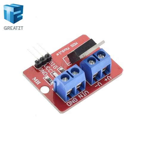 GREATZT V Top Mosfet Button IRF MOS Driver Module For Arduino MCU ARM Raspberry Pi In