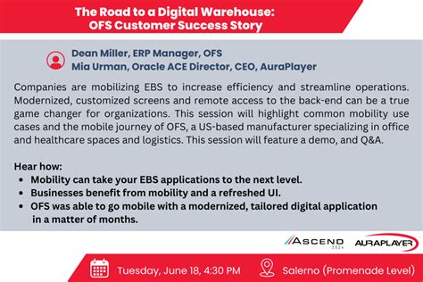 Ebs Automation Mobility And More Ascend 2024 Auraplayer Oracle Ebs And Forms