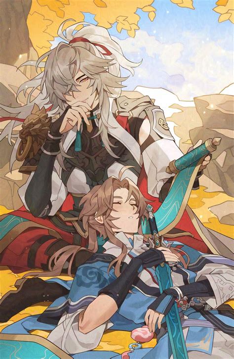 Image Tagged With Honkai Star Rail Jing Yuan Yanqing Tecchen On Tumblr