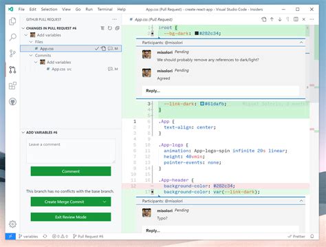 Unable To See Comments In Commits File View · Issue 2688 · Microsoftvscode Pull Request Github