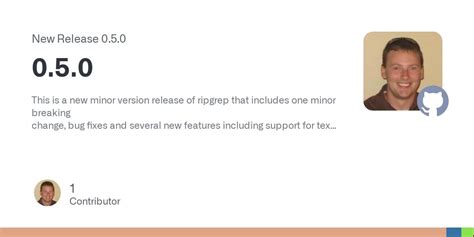 Ripgrep 050 Released Includes Utf 16 Support Rrust