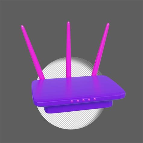 Premium Psd Routers Wifi 3d Render