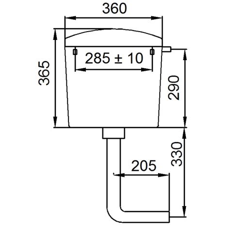 Тоалетно казанче Санитапласт КТП 3 пластмасово Лазур Emag Bg