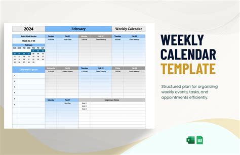 Editable Weekly Calendar Templates In Excel To Download