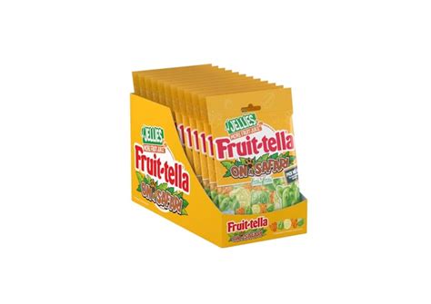 Fruittella Safari Jelly Sweets Orange Pear And Apple 12x110g £9 At Amazon