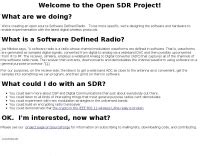 Opensdr Software Defined Radio The Dxzone