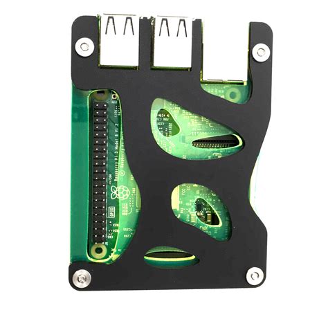 Buy Zebra Bio Case For The Raspberry Pi 3b 3 Pi 2 And Pi B ~ Black