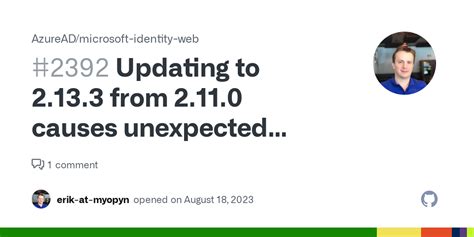 Updating To 2133 From 2110 Causes Unexpected Runtime Error No