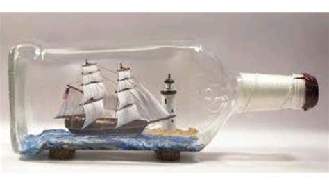 How To Make A Ship In The Bottle Youtube