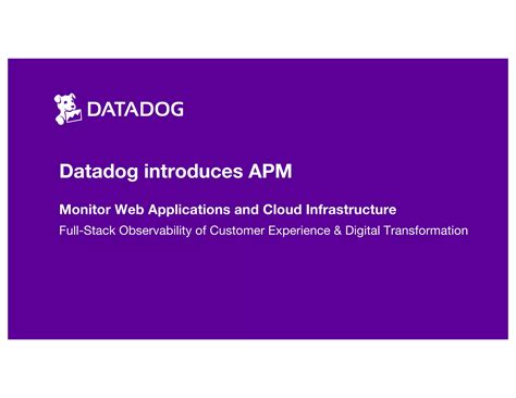 Datadog Apm Product Launch Pdf