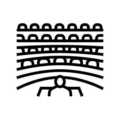 Lecture Hall College Teacher Line Icon Vector Illustration 34789039 Vector Art At Vecteezy