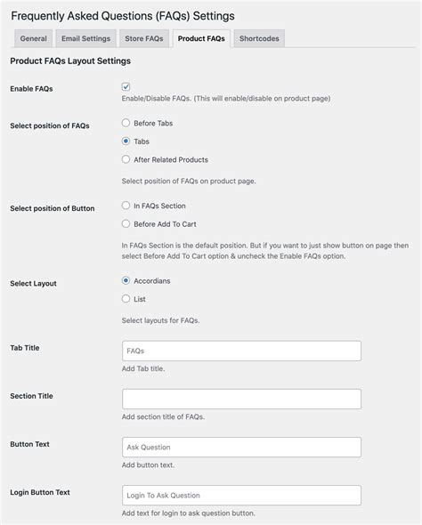 faqs manager for woocommerce documentation woocommerce