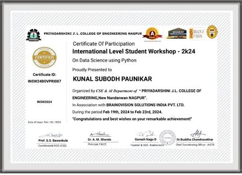 kunal paunikar on linkedin datascience python workshop education learningopportunity…