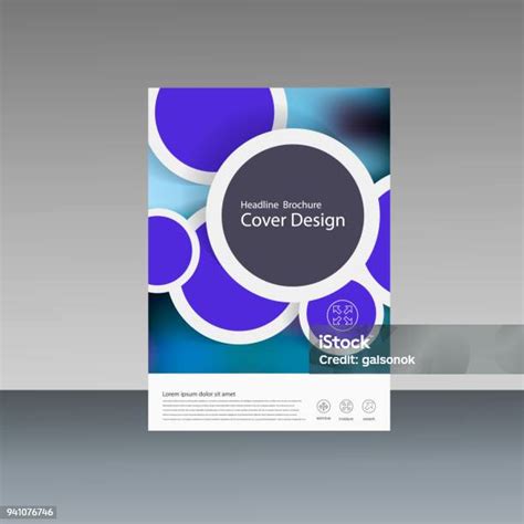 원형 벡터 연례 보고서 책자 플라이어 템플릿 디자인 책 표지 레이아웃 디자인 프레 젠 테이 션 서식 파일 추상화 개념에 대한 스톡 벡터 아트 및 기타 이미지 Istock
