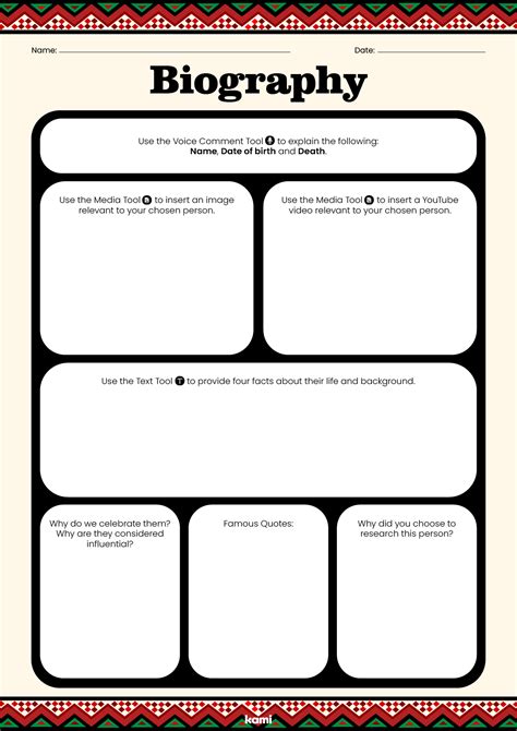 Black History Month Biography For Teachers Perfect For Grades 10th