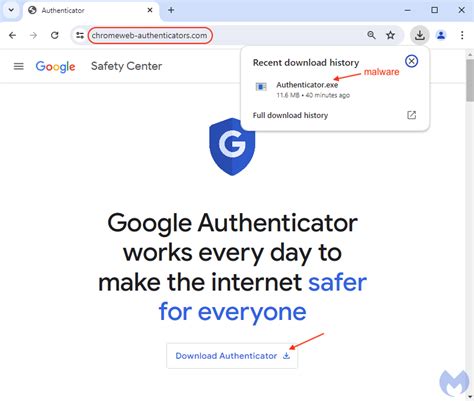 Threat Actor Impersonates Google Via Fake Ad For Authenticator Malwarebytes