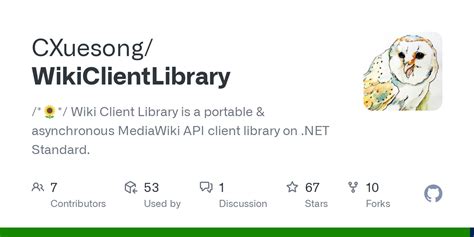 Github Cxuesongwikiclientlibrary 🌻 Wiki Client Library Is A Portable And Asynchronous